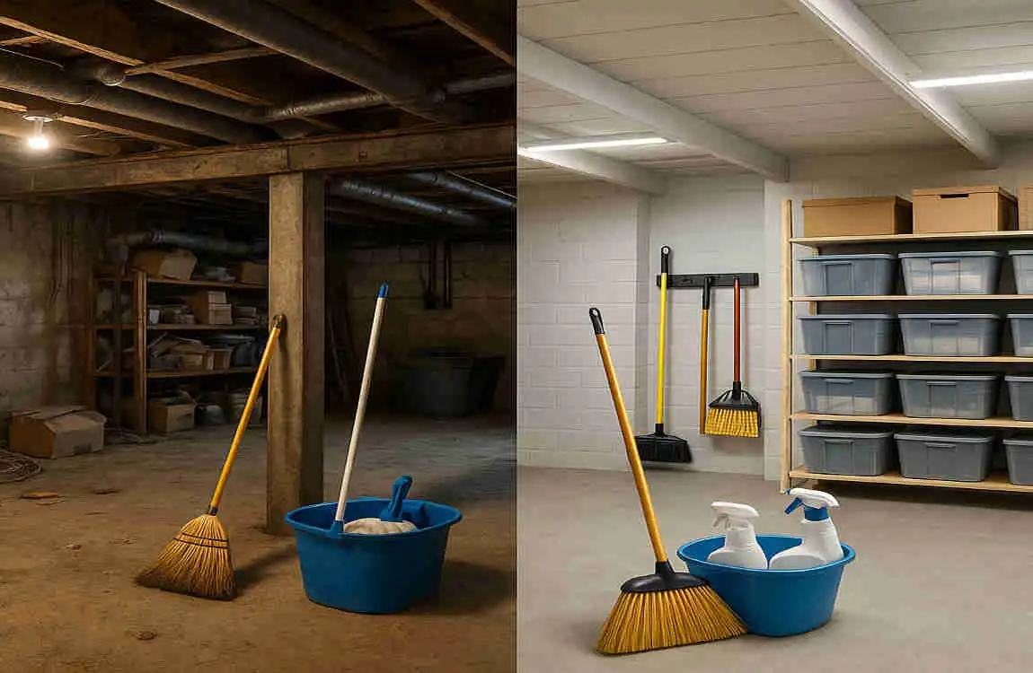 How to Clean an Unfinished Basement: Effective Tips for a Safe and ...