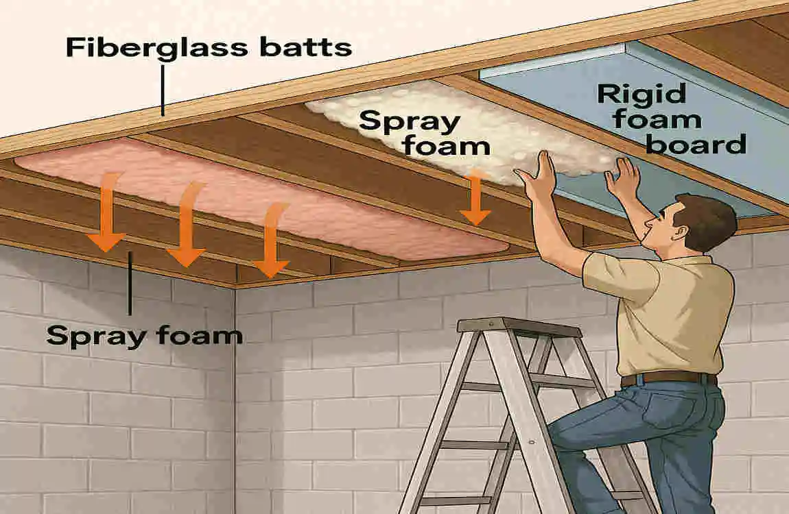 What Basement Ceiling Insulation Works Best for Your House?