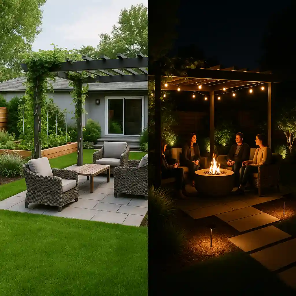 Designing a House Backyard That Works Day and Night