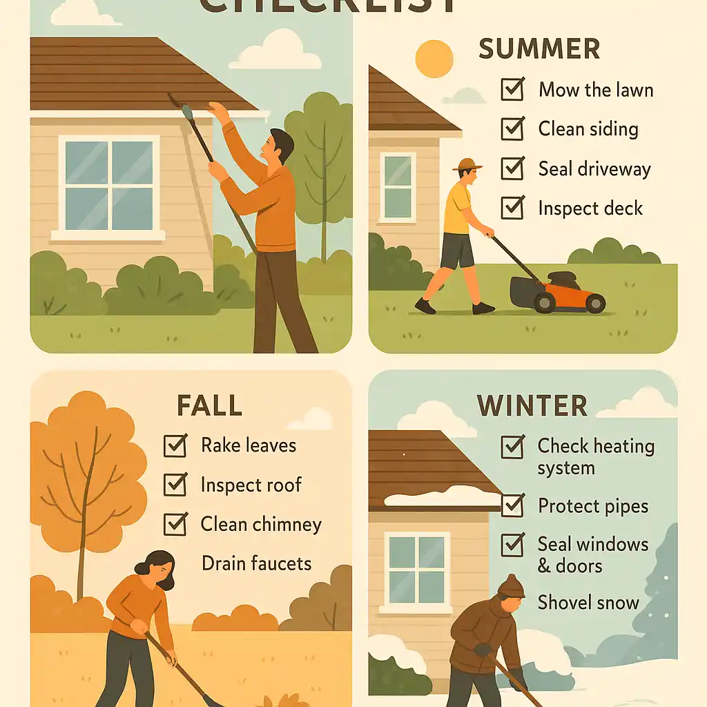 The Best Seasonal Home Maintenance Checklist for Busy Homeowners