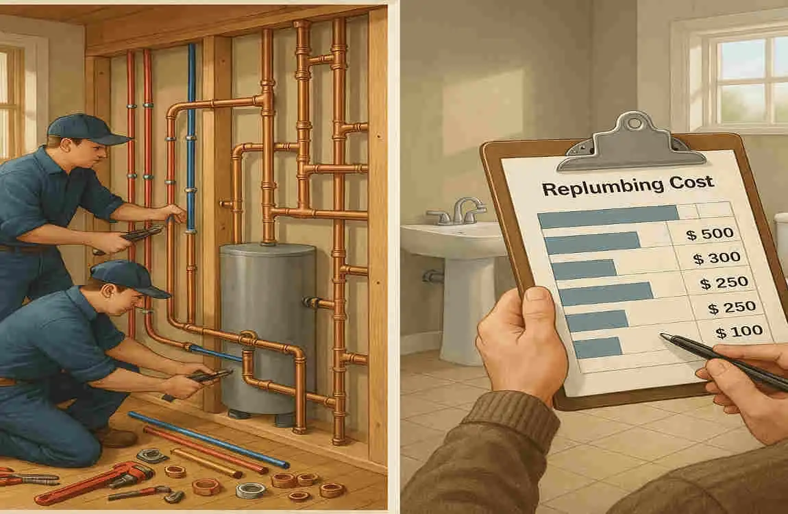 How Much Does It Cost To Replumb A House