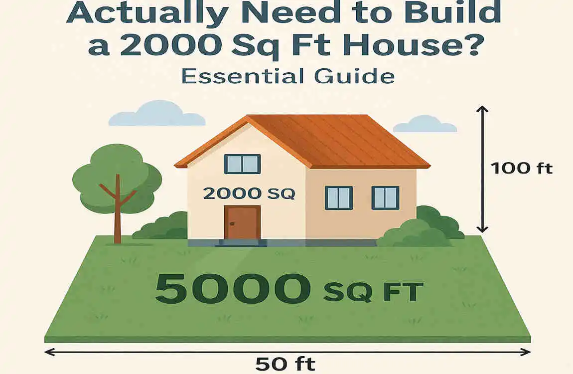 How Much Land Do You Actually Need to Build a 2000 Sq Ft House ...