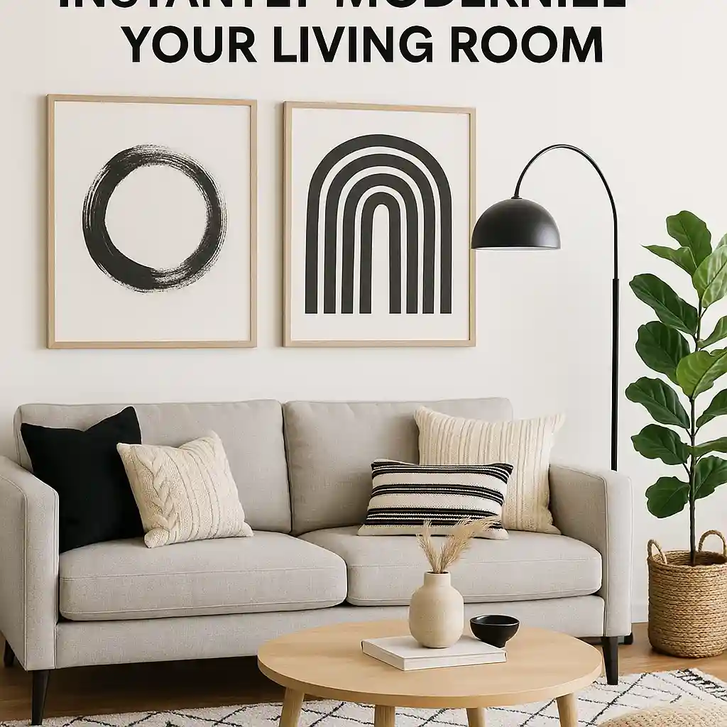 Budget-Friendly Home Decor Updates to Instantly Modernize Your Living Room