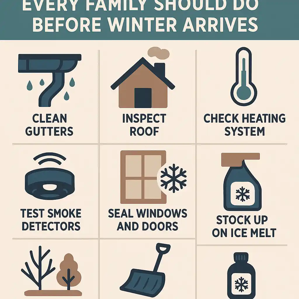 Seasonal Home Safety Checks Every Family Should Do Before Winter Arrives