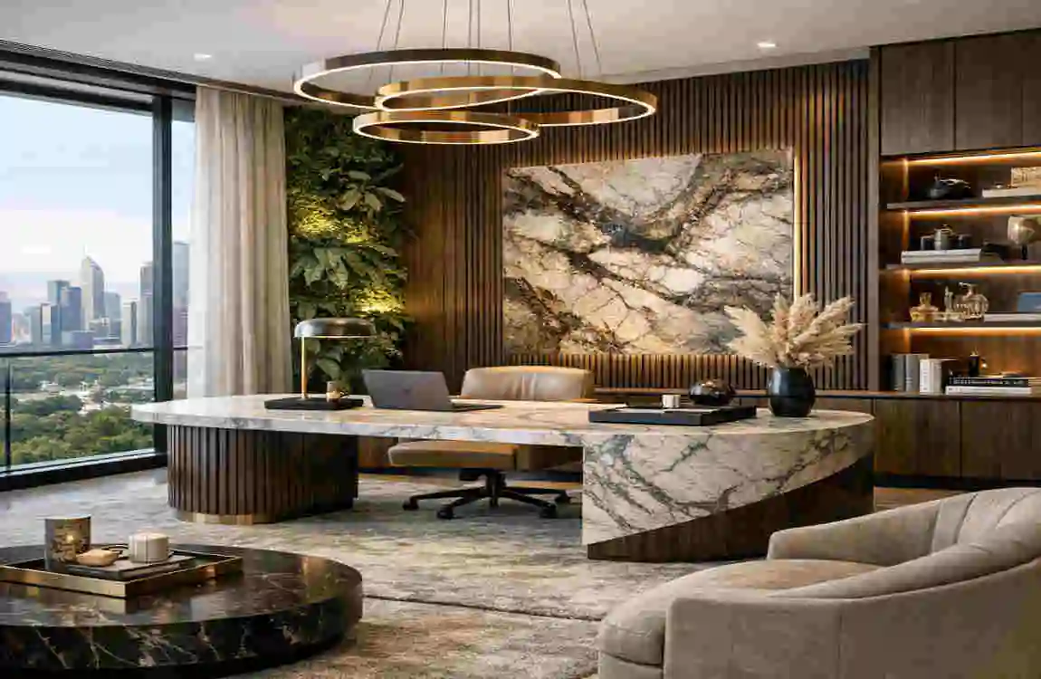 What Are the Latest Trends in Luxury Modern Home Offices?
